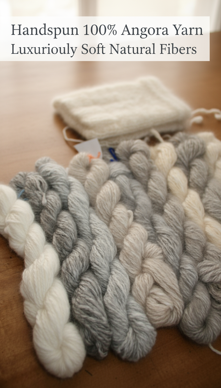 Behind the Scenes: How Handspun Angora Yarn is Made | Angoraonline